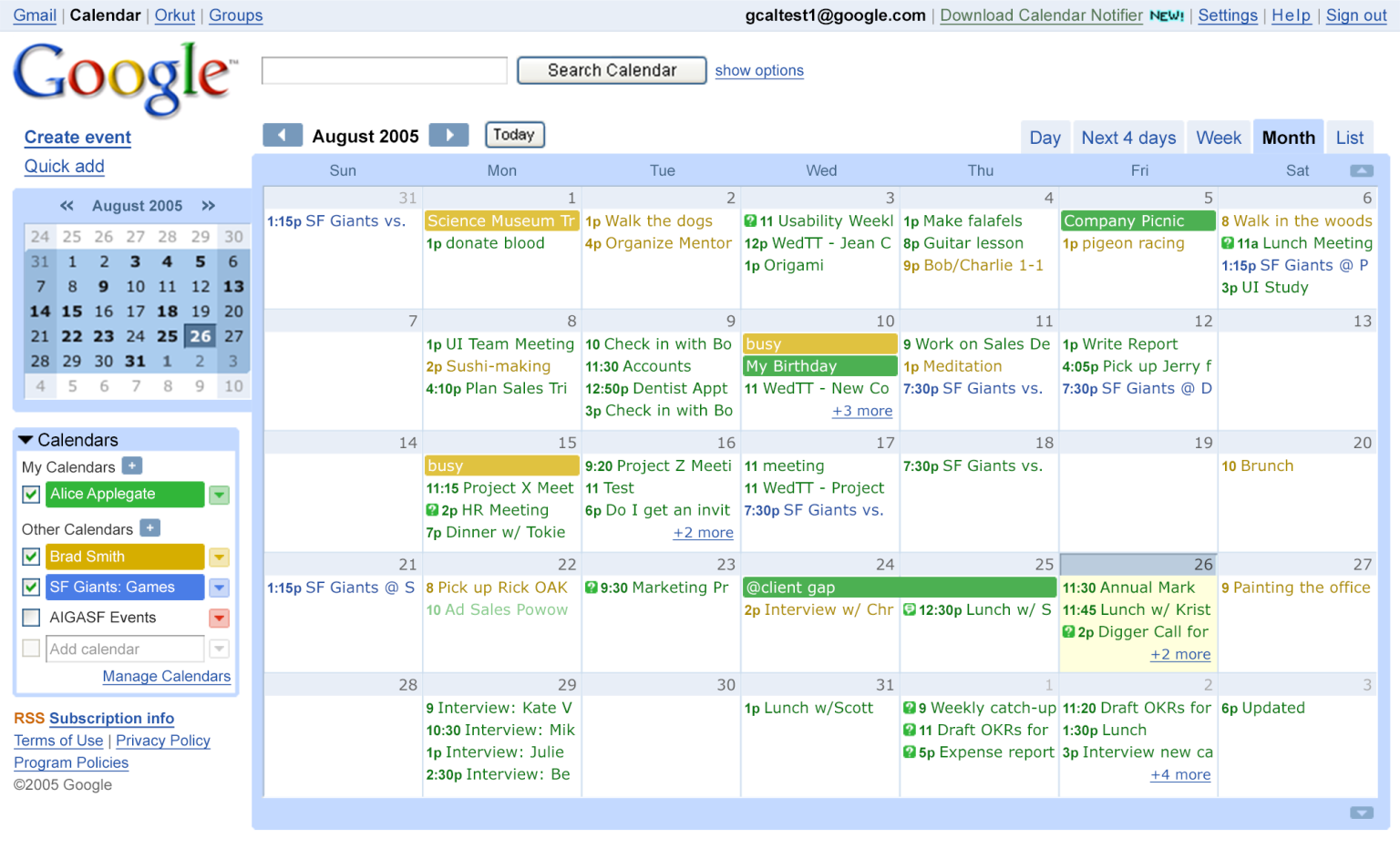 Project: Google Calendar design | Stopdesign